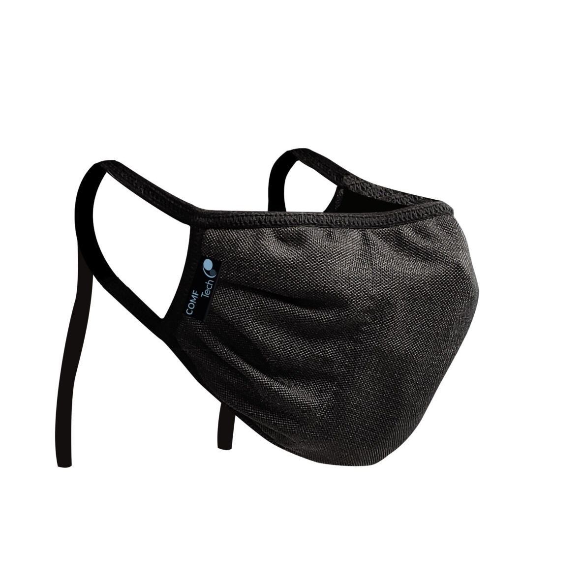 Polypropylene safety mask - Comftech - fabric / black / reusable