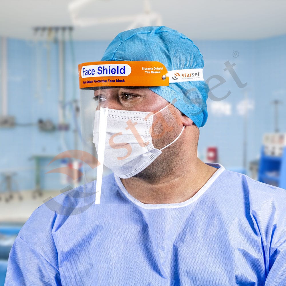 Latex-free face-shield - FS1050 - Starset - full-face / adult / unisex