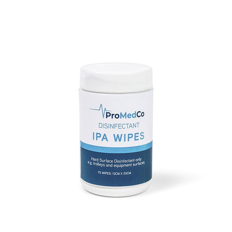 Floors ans surface cleansing wipes - IPA - ProMedCo - pack of 75