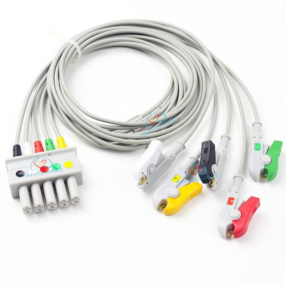 ECG cable - AMD-EL-VC0003-I - Shenzhen Amydi-med Electronics Tech
