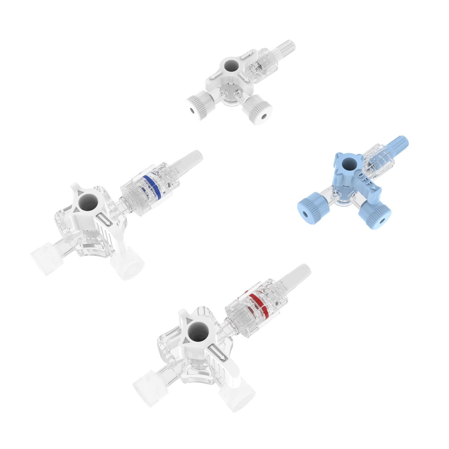 Infusion connector with stopcock - AM0108 - INT Medical Instruments - T