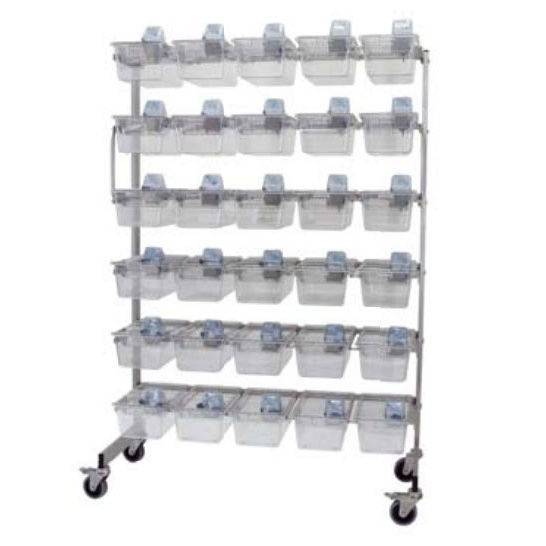 Storage rack - 5033801 - Zoonlab GmbH - on casters / stainless steel ...