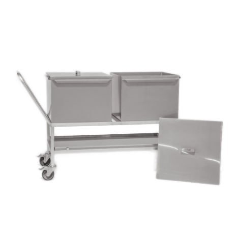 Transport trolley - FVB 2 L - Zoonlab GmbH - storage / stainless steel ...
