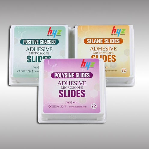Adhesive microscope slide - HYZA0 series - HYZMED Medical