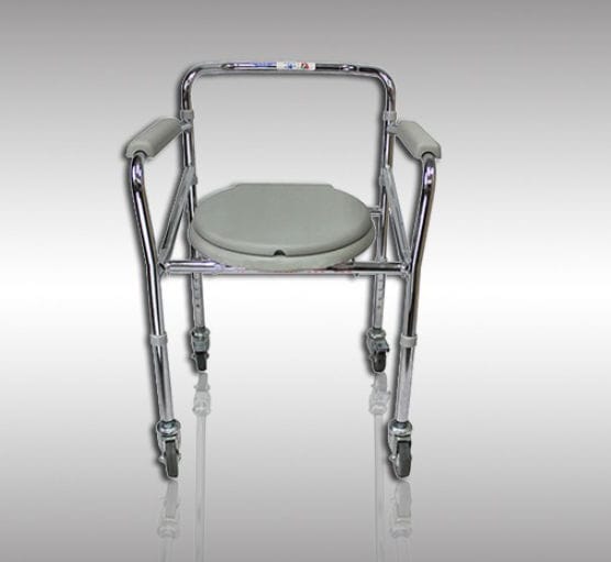 Commode chair with armrests - 1302 - HYZMED Medical - on casters / for ...