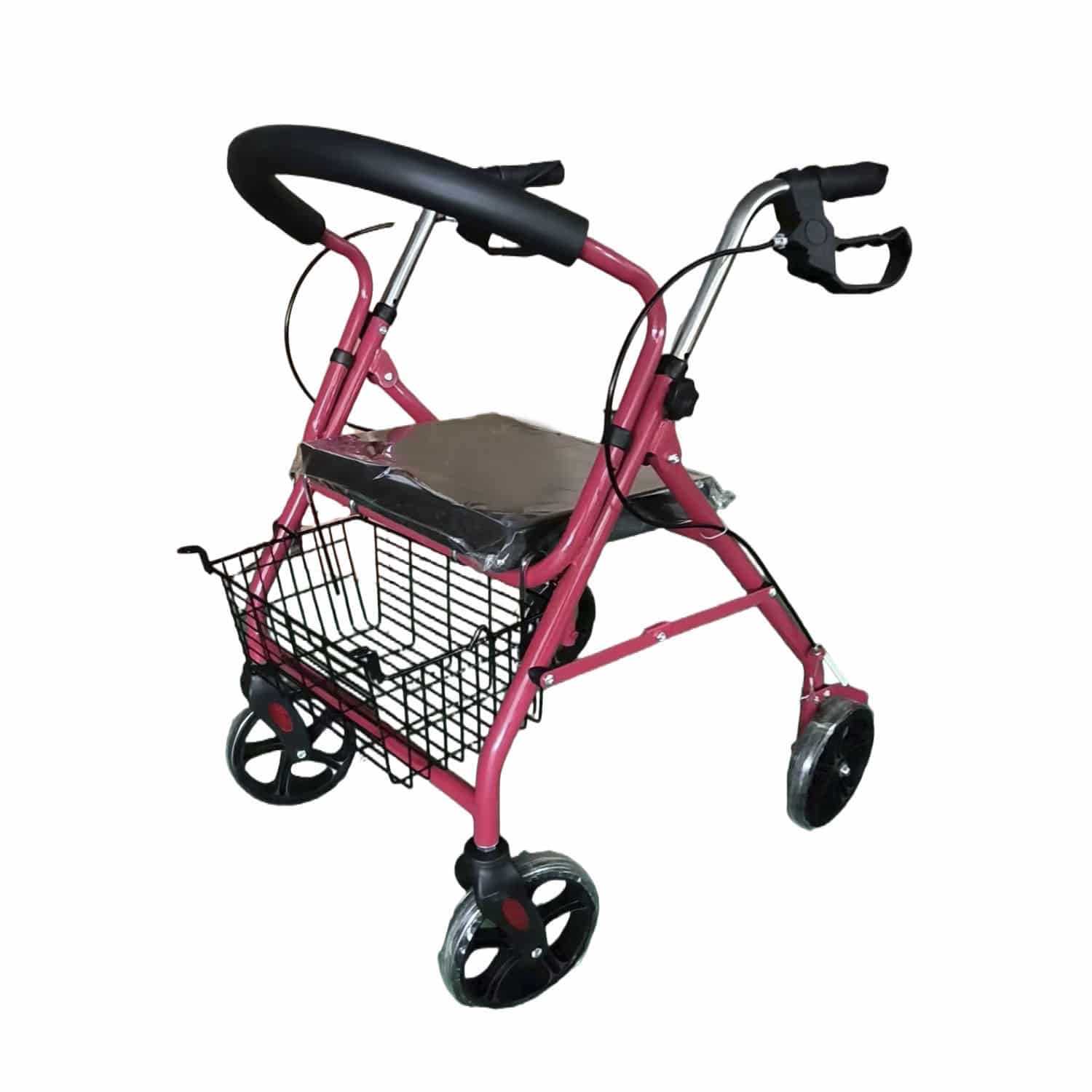 4-wheel rollator - D22 - HYZMED Medical - steel frame
