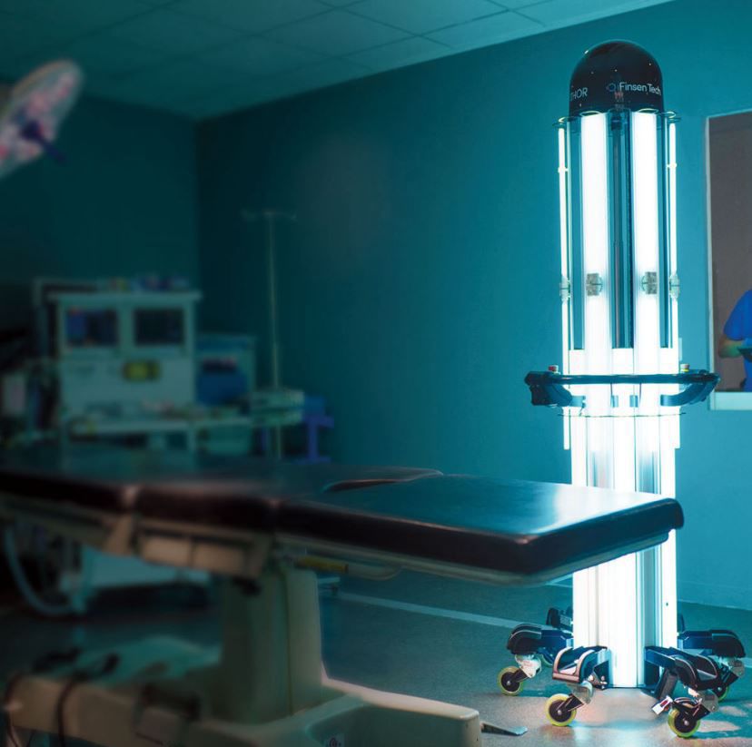 UVC disinfection system - THOR® - Finsen Tech - mobile / automatic / 360°