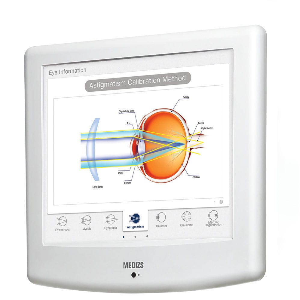 Illuminated eye chart - SMART LC 13 - Medizs