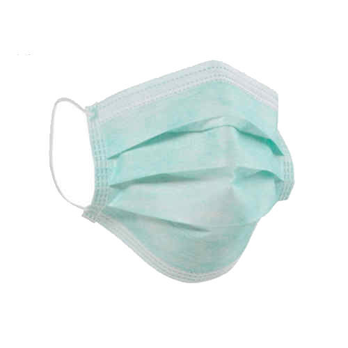 Green surgical mask - Nantong Allman Industry - disposable / breathable
