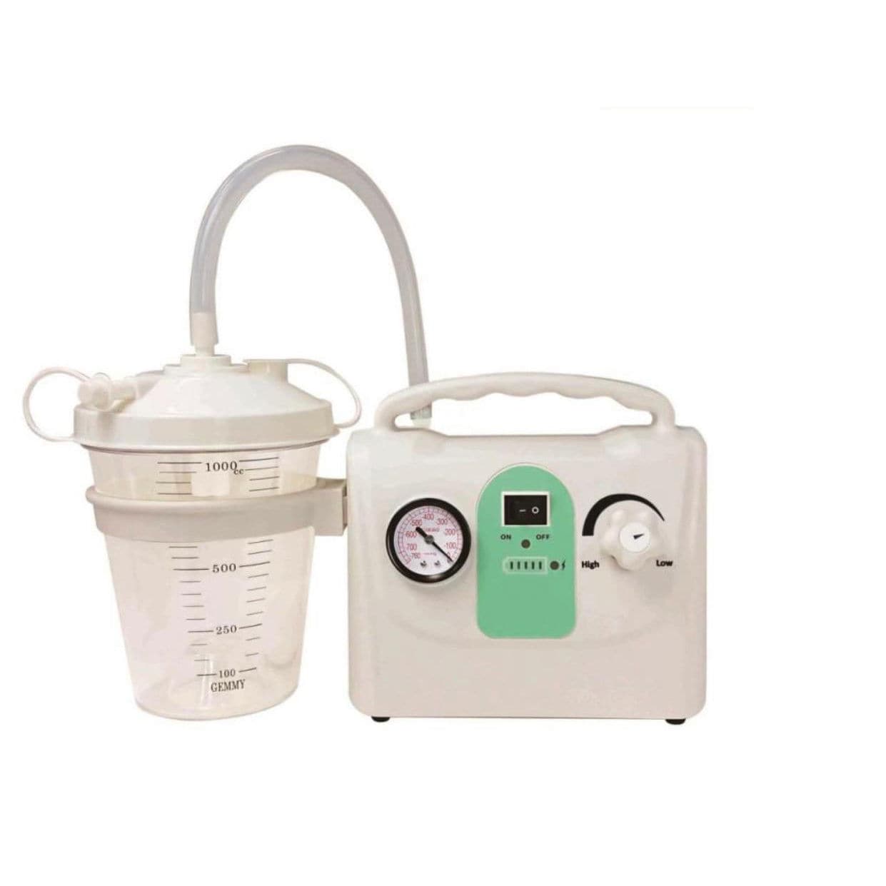 Battery-powered mucus suction pump - Delta A Healthcare - portable