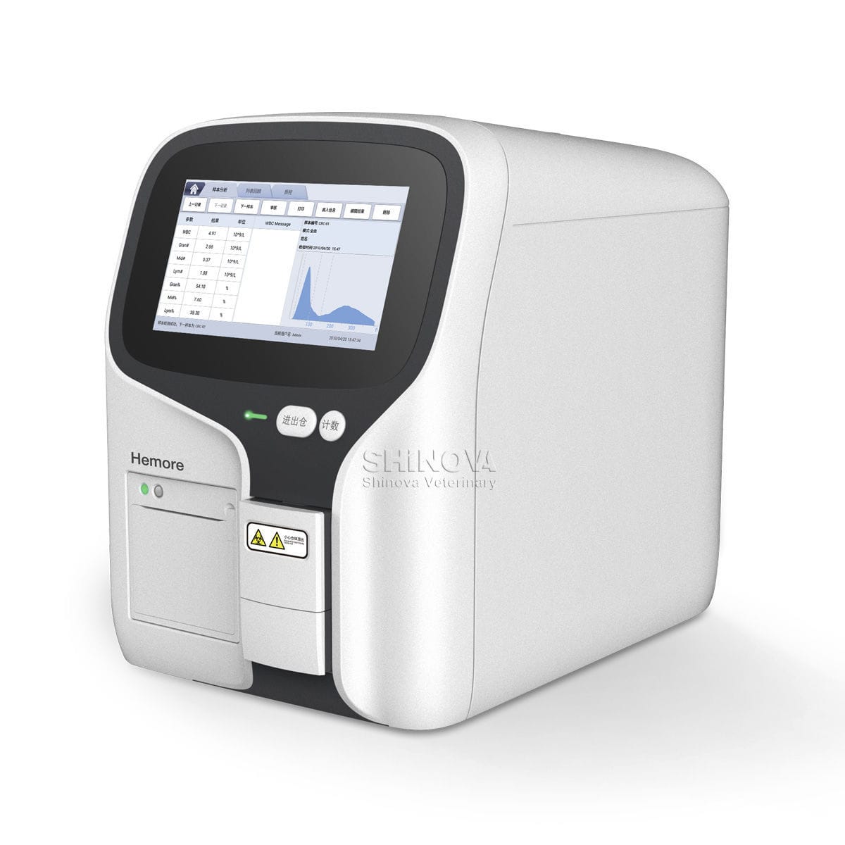 Veterinary hematology analyzer - Hemore - Shinova Medical Co., Ltd ...