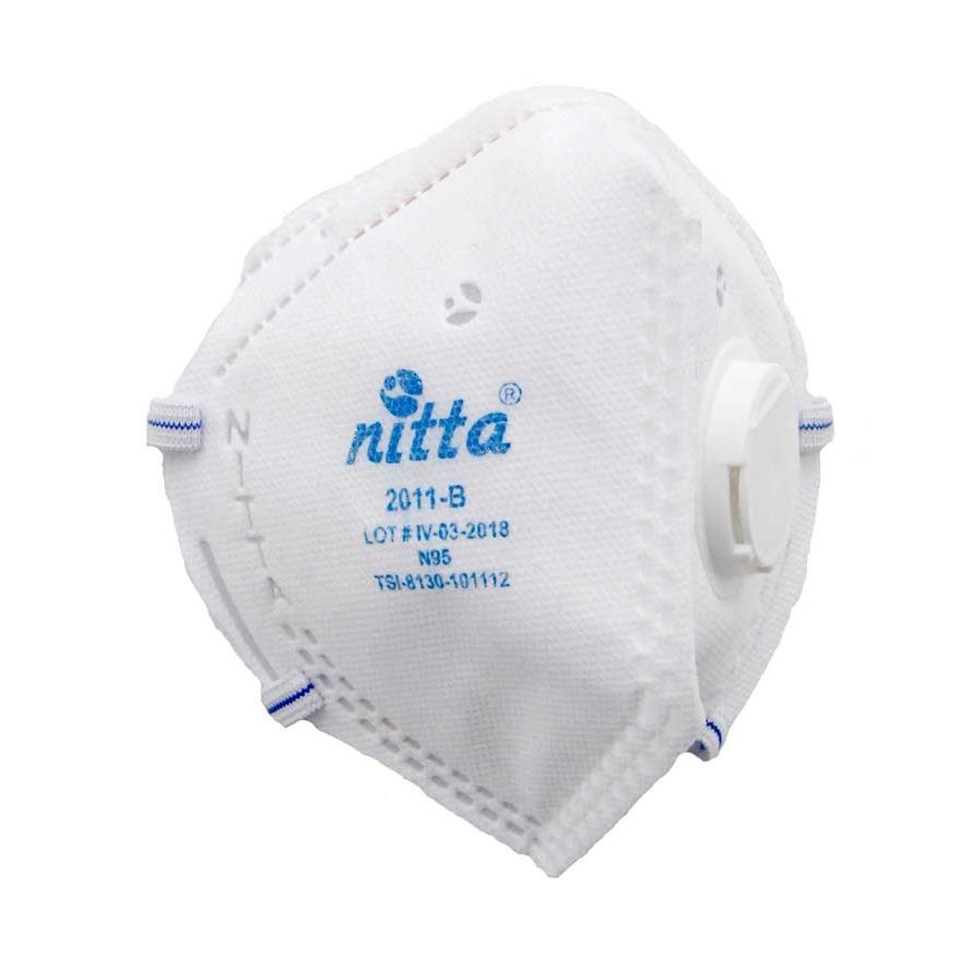 N95 respirator mask - 2011-1 - NITTA S A - fabric / with exhalation ...