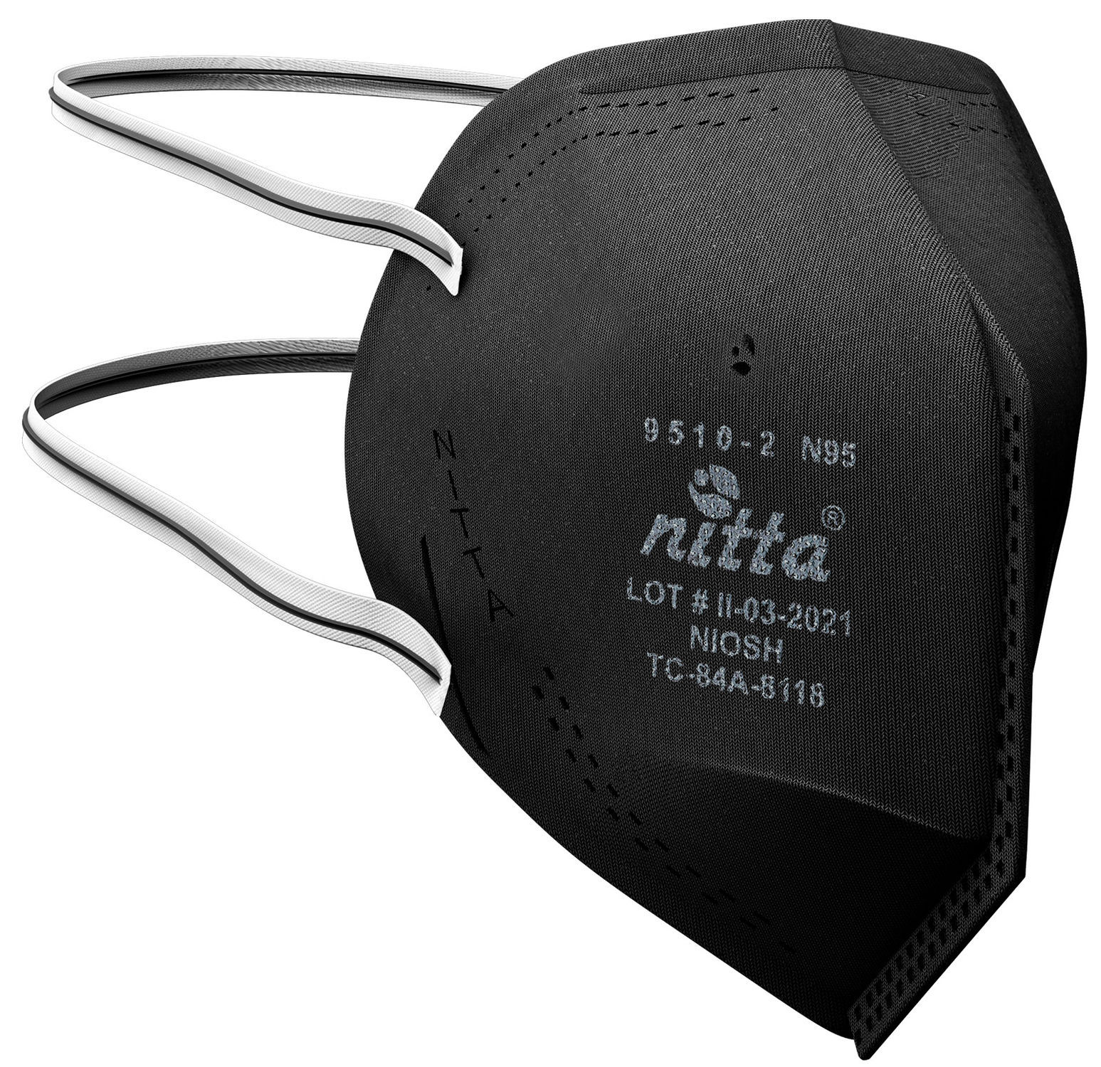 N95 respirator mask - 9510-2 - NITTA S A - fabric / valveless / half-mask