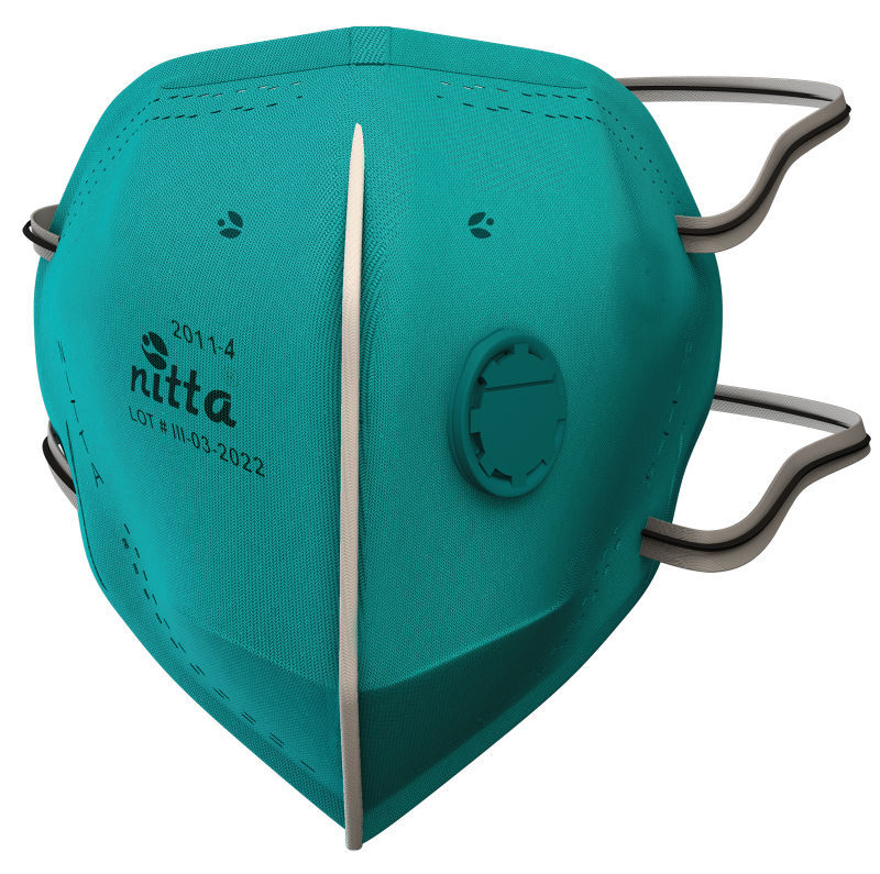 N95 respirator mask - 2011-4 - NITTA S A - fabric / with exhalation ...