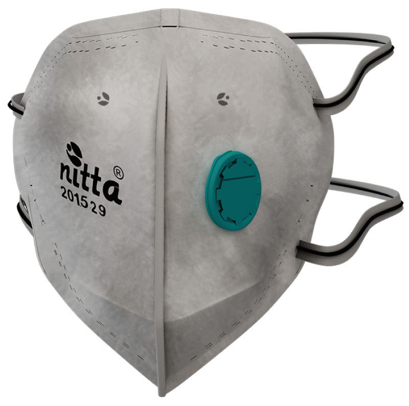 Fabric respirator mask - 201529 - NITTA S A - with exhalation valve ...