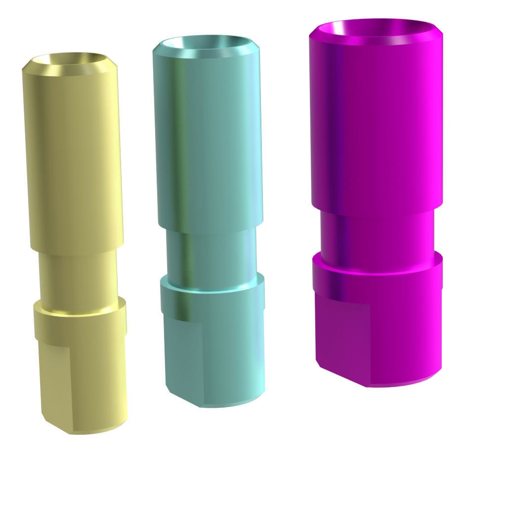 Titanium dental implant analog - Dentsply® – Astra Tech® OsseoSpeed® TX ...