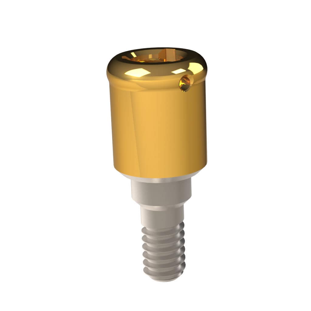 Titanium implant abutment - MIS® - Heliocos GmbH - internal / straight ...