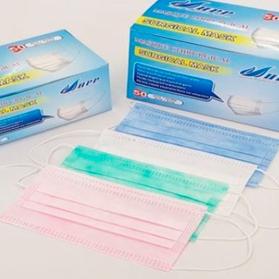 Adult surgical mask - MSK01 - Health Production Products - box of 50 ...
