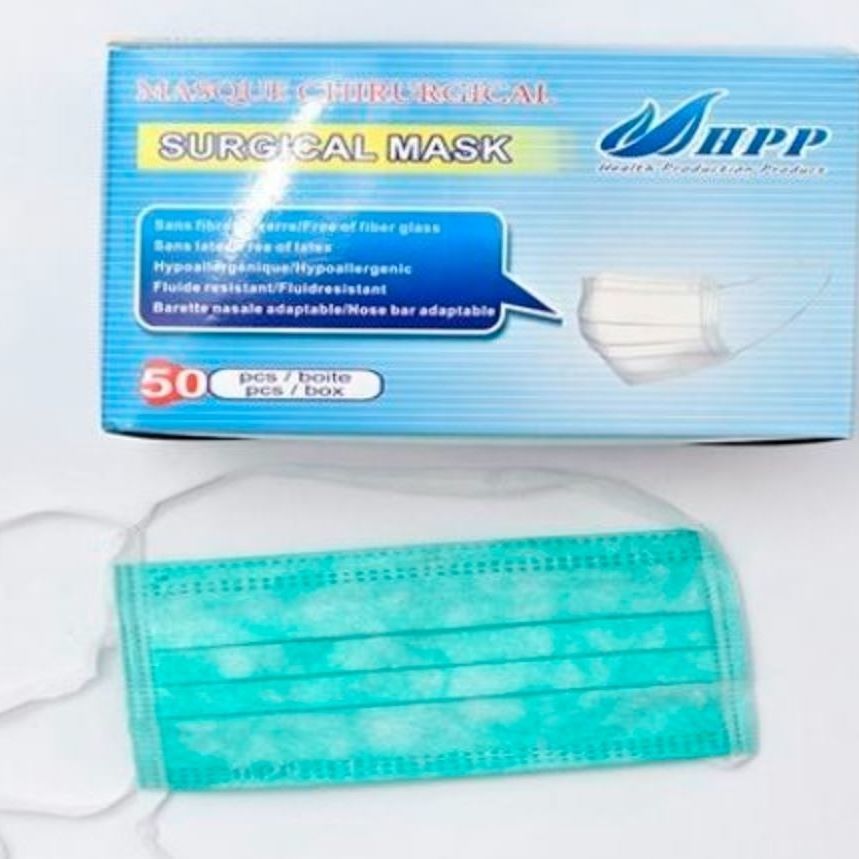 Adult surgical mask - MSK01 - Health Production Products - box of 50 ...