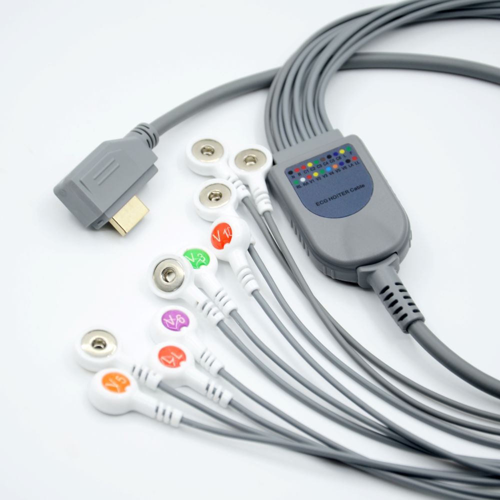Cardiac Holter monitor ECG cable - Med Accessories