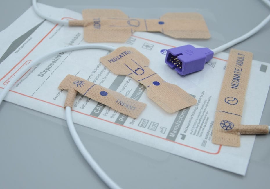 Fingertip SpO2 sensor - M01P-D series - Med Accessories - forehead ...