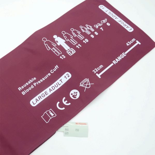 NIBP cuff - REUSE-12 - Med Accessories - adult / nylon / polyurethane