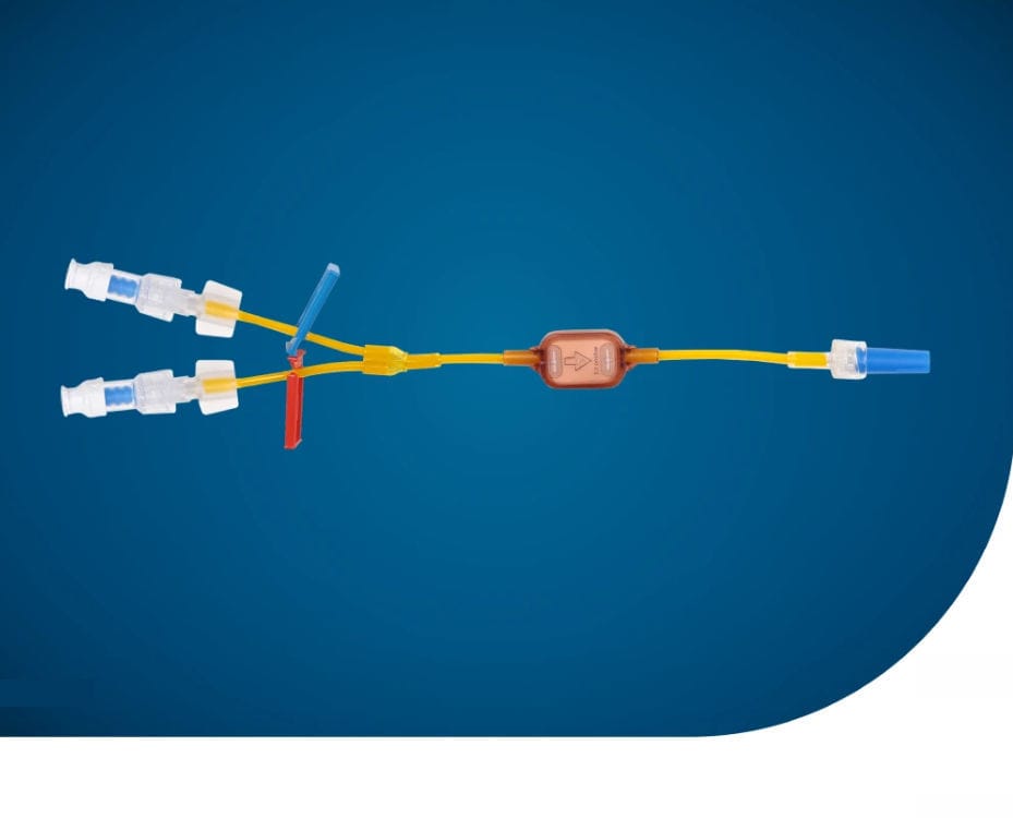 2-way infusion extension line - KS-252-02 - Kapsam - pediatric