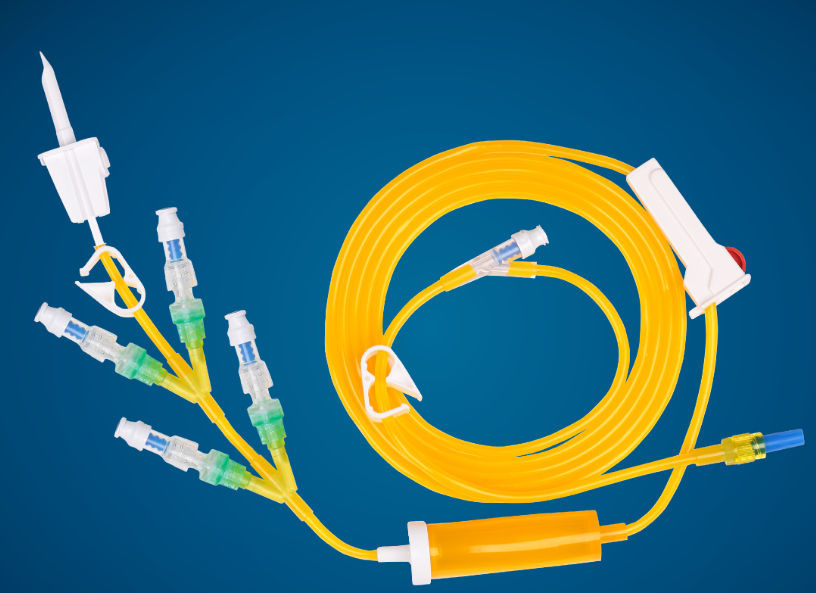 Chemotherapy infusion set - KS-IV401-PF - Kapsam - with drip chamber ...