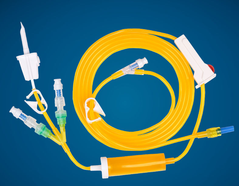 Chemotherapy infusion set - KS-IV201-PF - Kapsam - with drip chamber ...