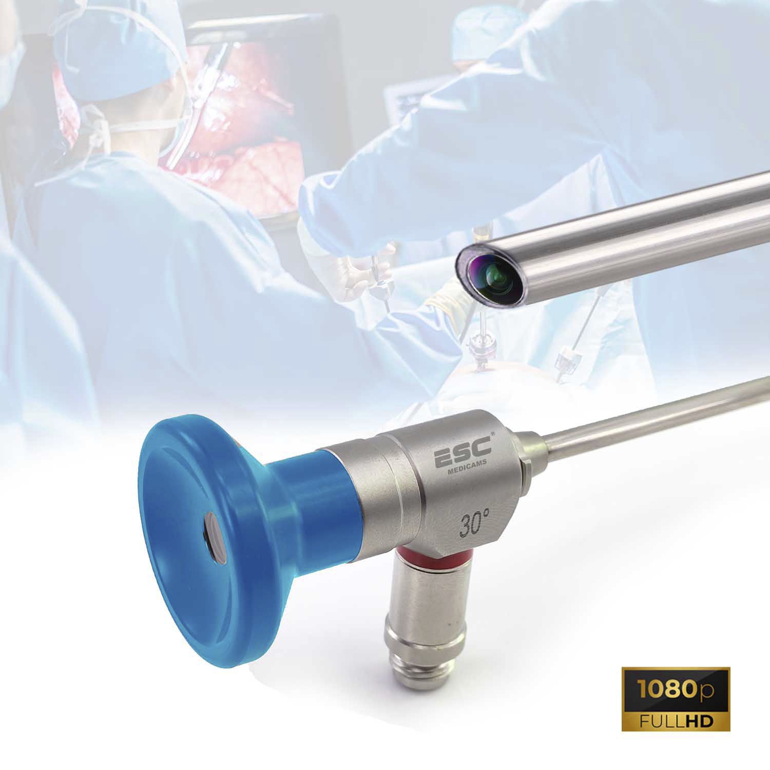 Adult laparoscope - ESC Medicams - high-definition / straight