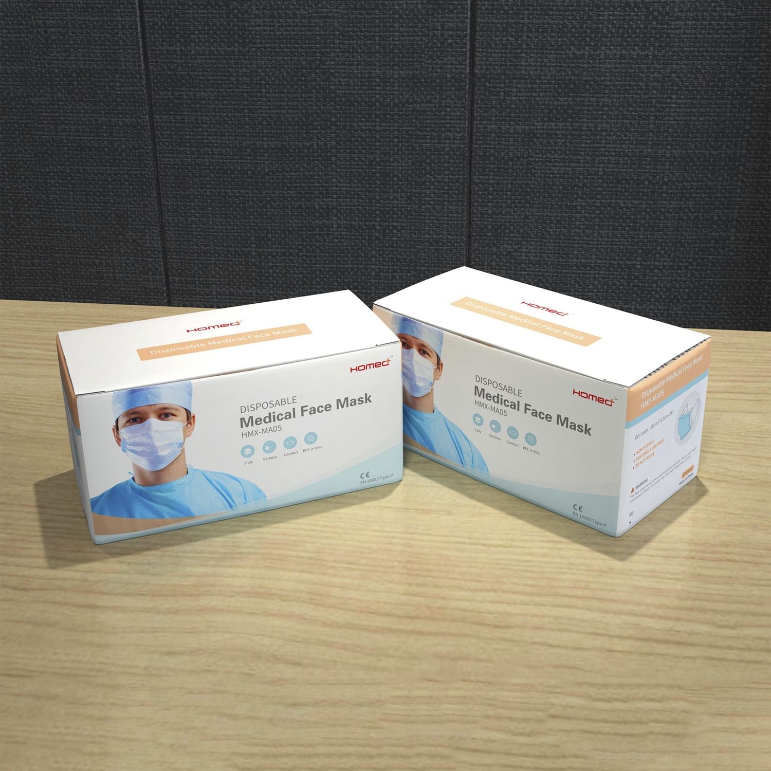 Type IIR surgical mask - HMX-MA05 - Shenzhen Homed Medical Technology ...