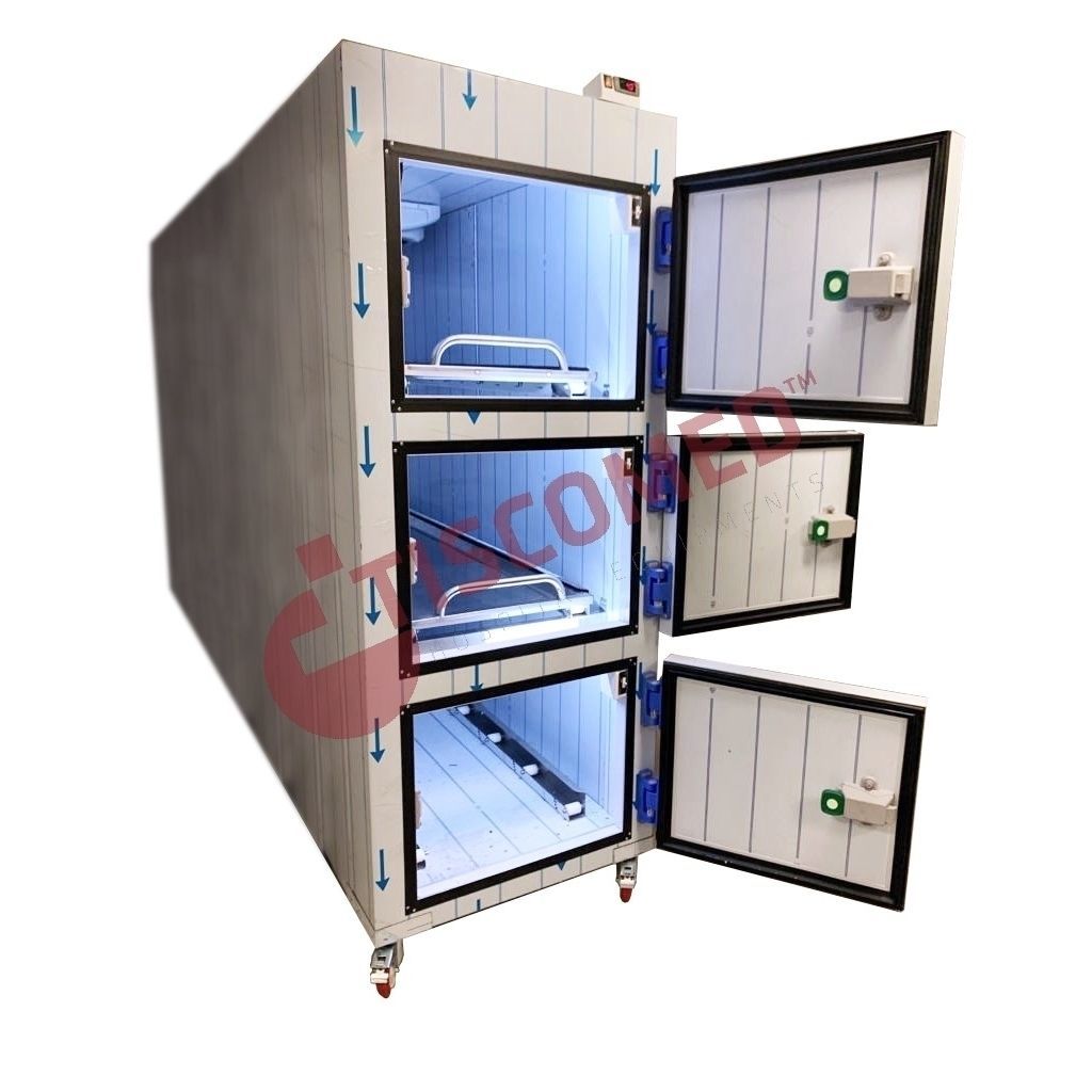 2-body refrigerated mortuary cabinet - TOMU 6030 - Tiscomed - 3-body ...