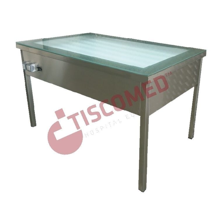 Linen inspection table - TTVA 4740 - Tiscomed - rectangular / folding ...