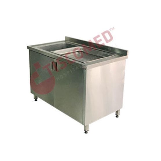 Endoscope pre-cleaning station - TINI 4030 - Tiscomed - with sink