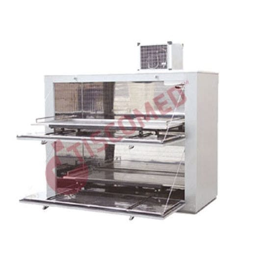 2-body refrigerated mortuary cabinet - TOMU 6050 - Tiscomed - side ...