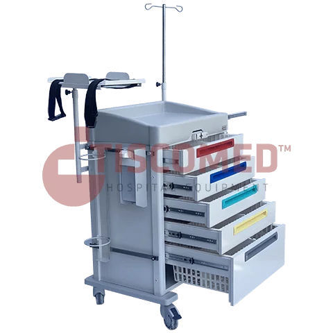Emergency cart - TCEC 1400 - Tiscomed - medical / hospital / for ...