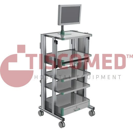 Medical trolley - TTDE 3030 - Tiscomed - for instruments / 2-drawer ...