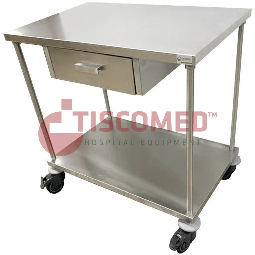 Operating room trolley - TTAC 3310 - Tiscomed - for instruments / mobile
