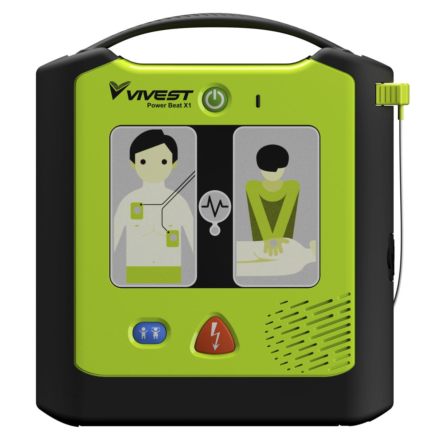 Semi-automatic external defibrillator - PowerBeat X1 AED - ViVest ...