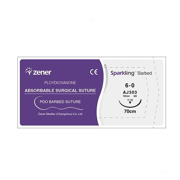 Absorbable suture thread - Sparking Barbed - Changzhou Zener Medtec ...