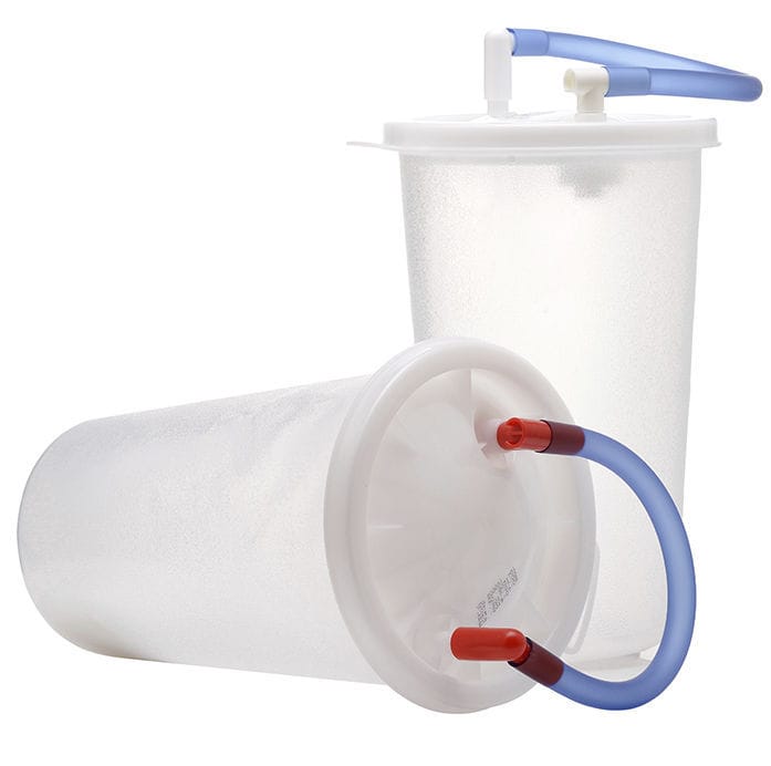 Mucus medical suction pump jar - YDA series - HWTAi - disposable