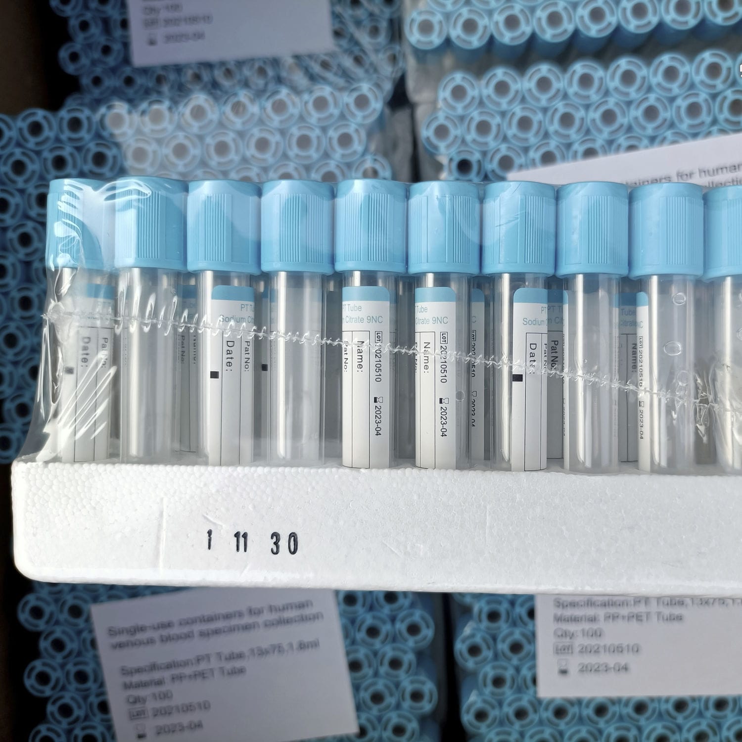 Laboratory collection tube - J18 - HWTAi - for coagulation analysis ...