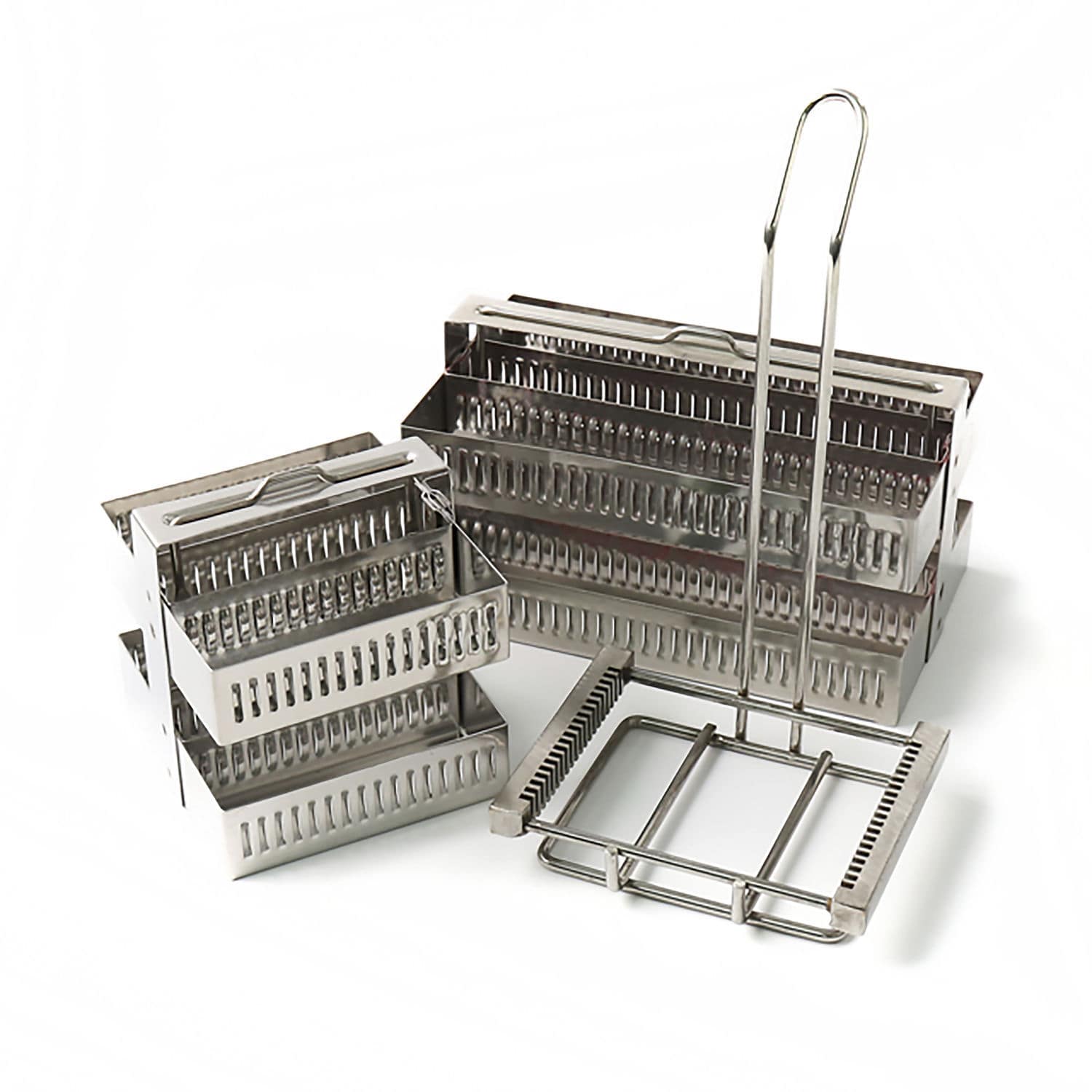 Microscope slide laboratory rack - 0420-000 series - HWTAi - staining