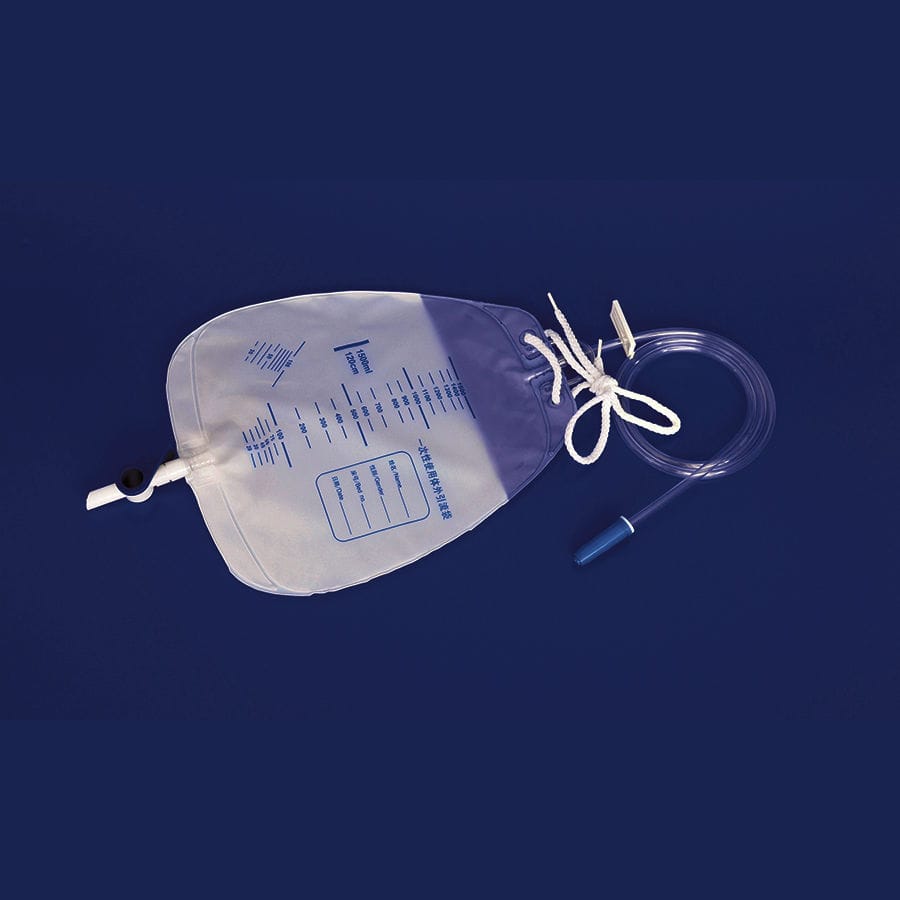 Urinary drainage set - HWTAi - with anti-reflux valve