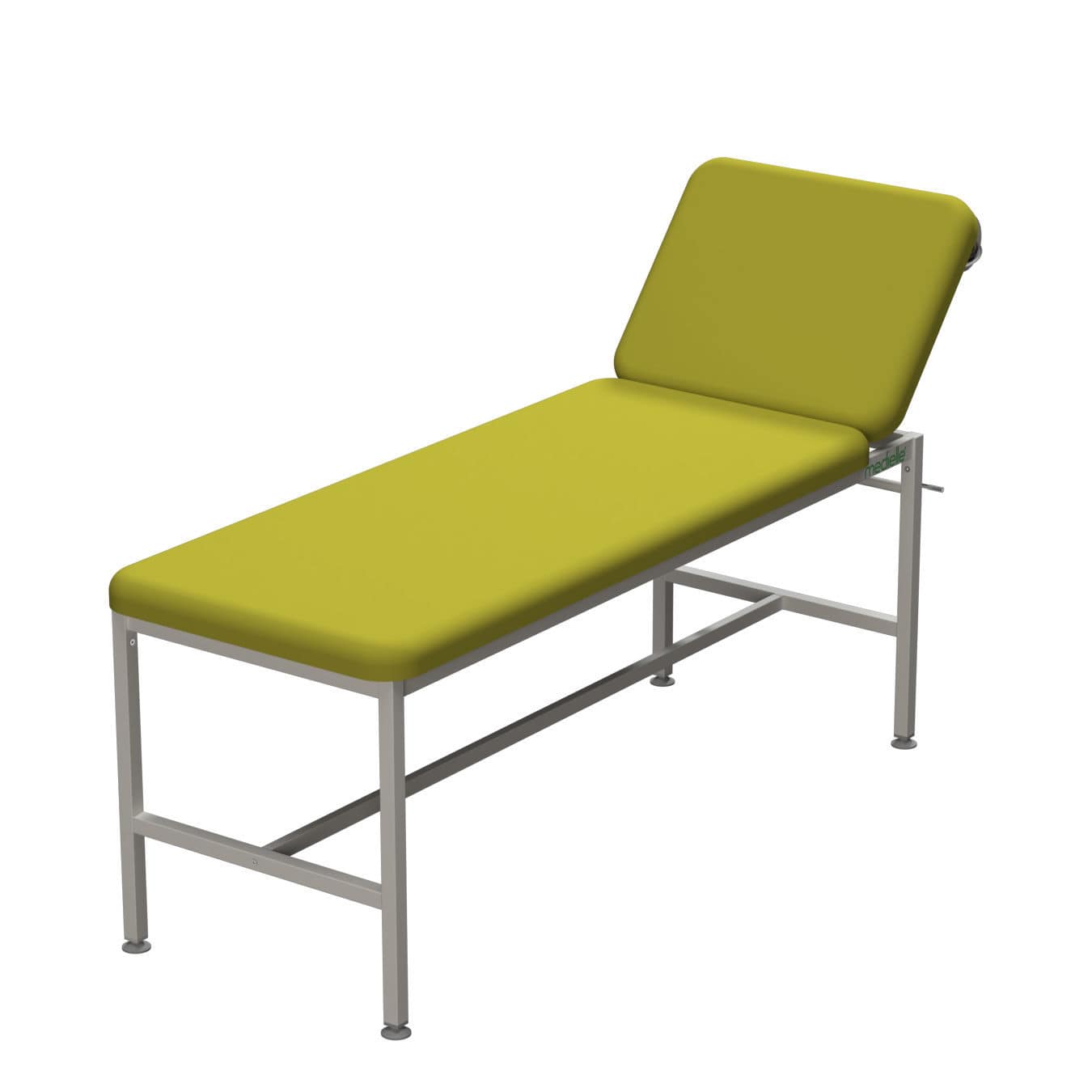 Adult examination table - ET100 - Bawariamed - manual / 2-section / green
