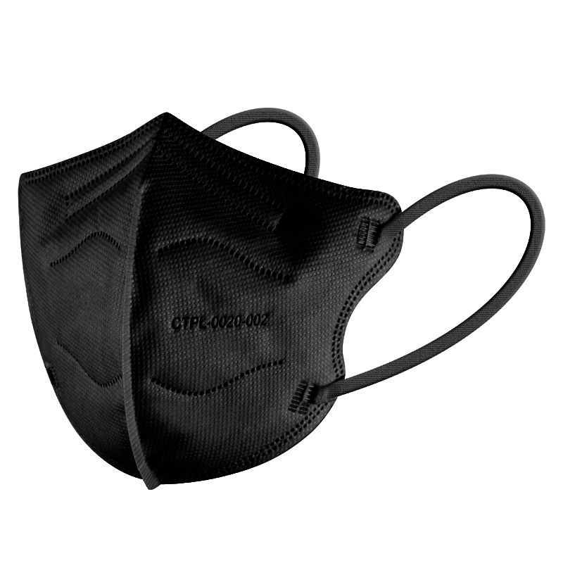 Fabric safety mask - Connexions Technology - pediatric / black / non-woven
