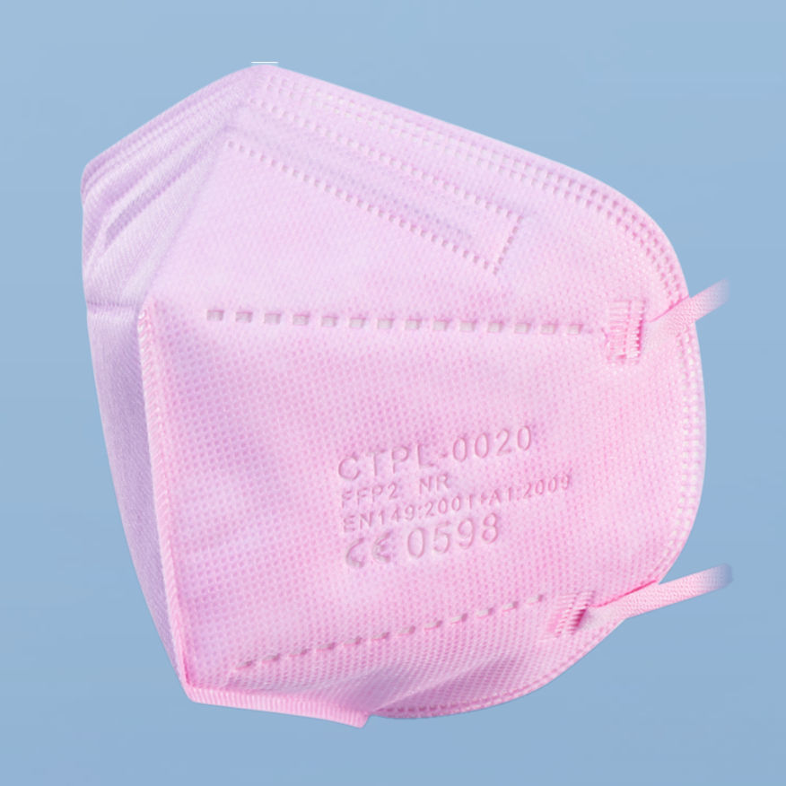 FFP2 safety mask - Connexions Technology - pink / medical / non-woven