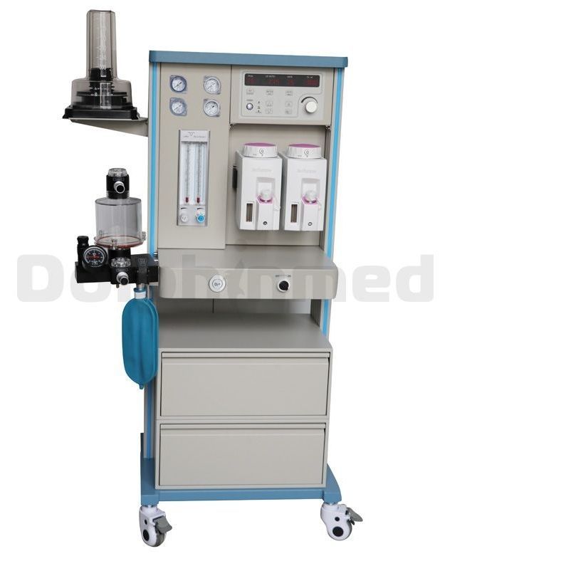 Trolley-mounted veterinary anesthesia workstation - DA1000vet ...