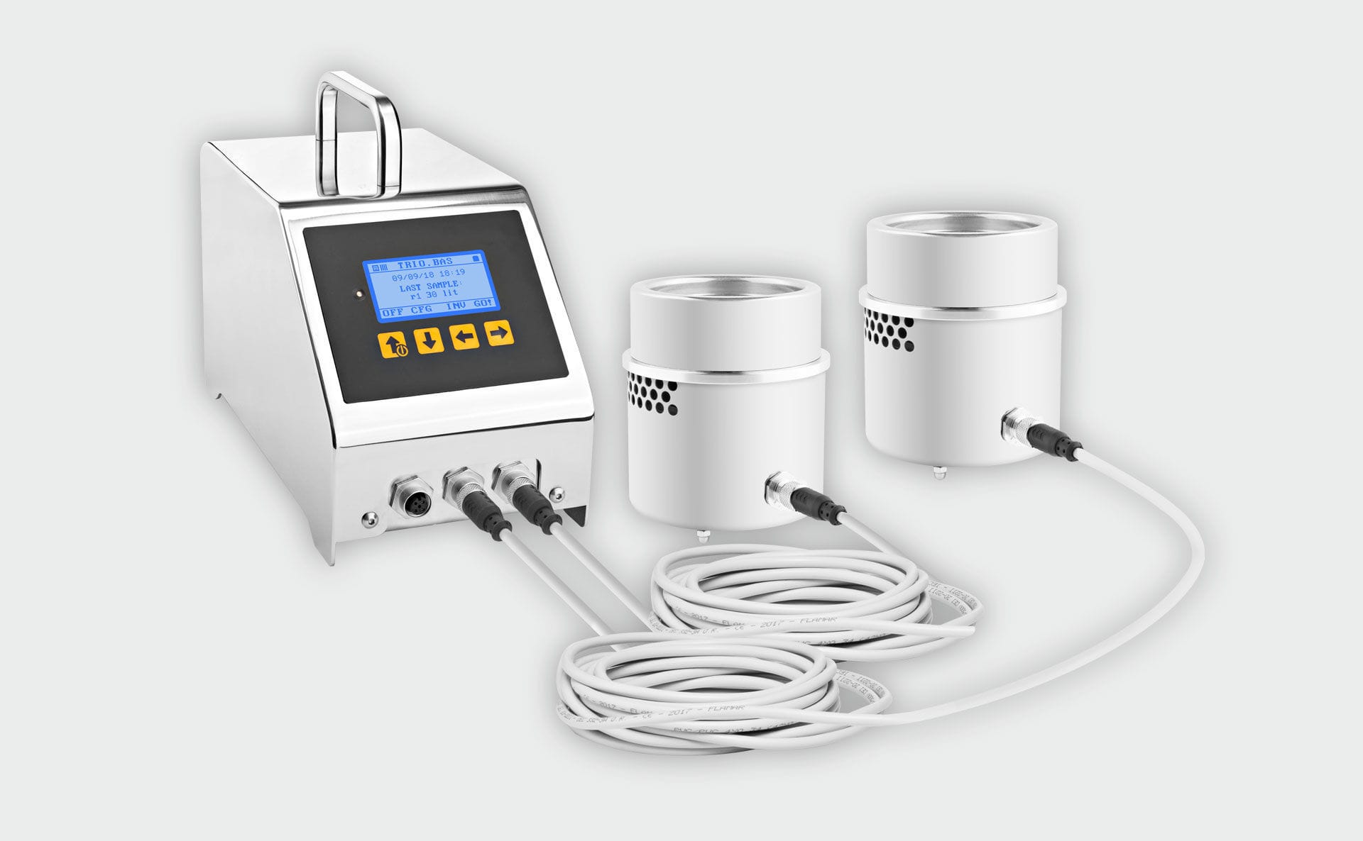 Microbial air sampler - TRIO.BAS™ RABS ISOLATOR CM + 2 SATELLITE CM ...