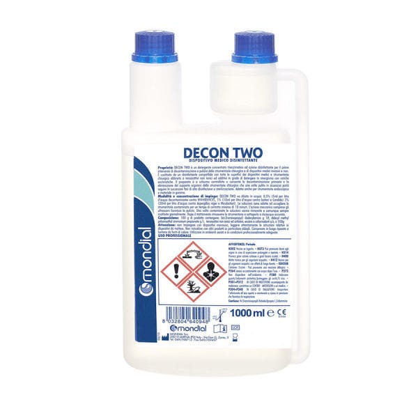 Liquid cleaner - DECON TWO - Mondial - 1000 mL / enzyme / for surgical ...